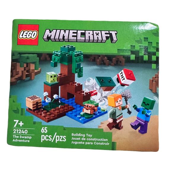Lego | Toys | Lego Minecraft The Swamp Adventure Set 224 New | Poshmark